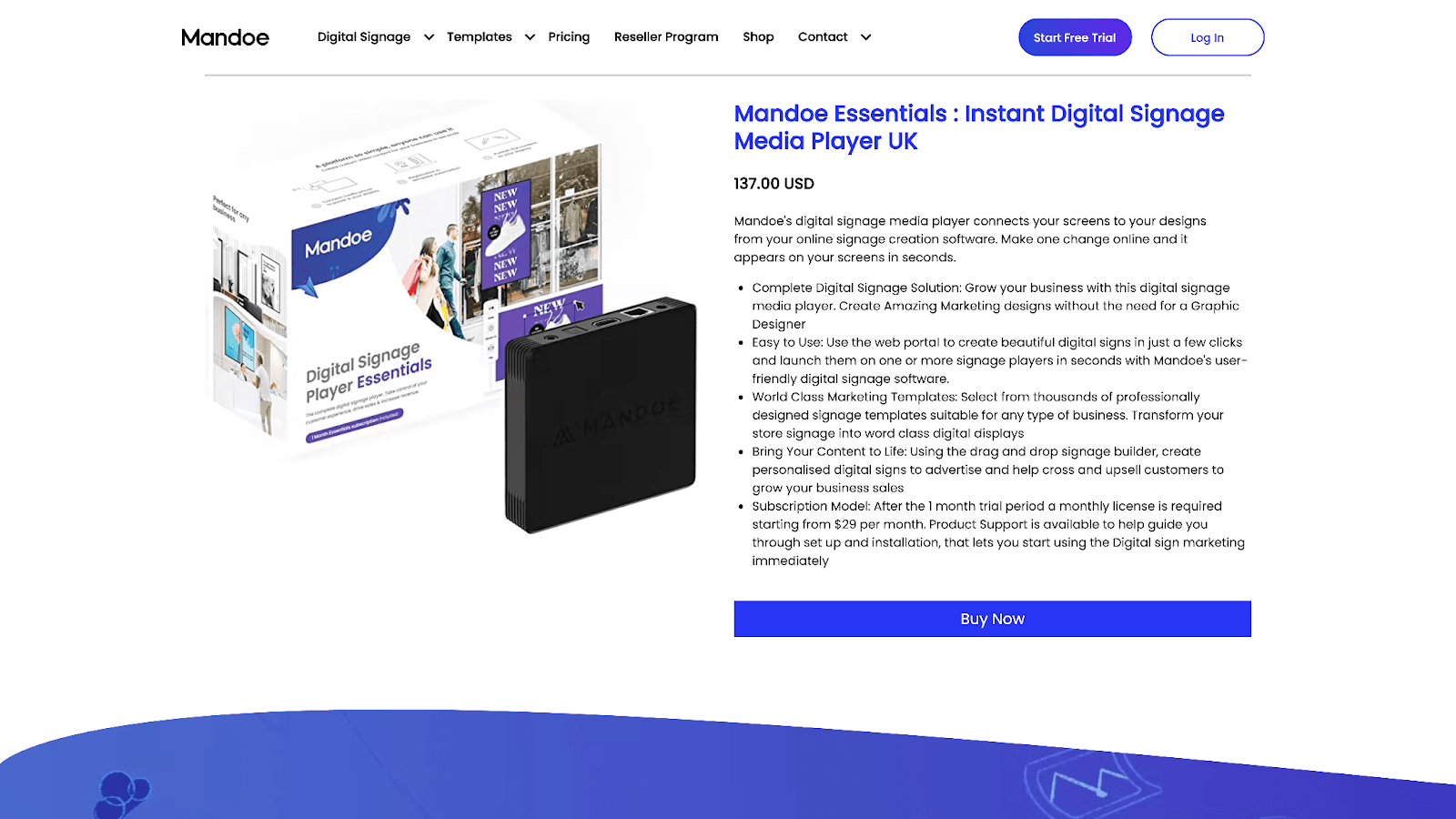 Mandoe Media launches the ability to buy media players direct