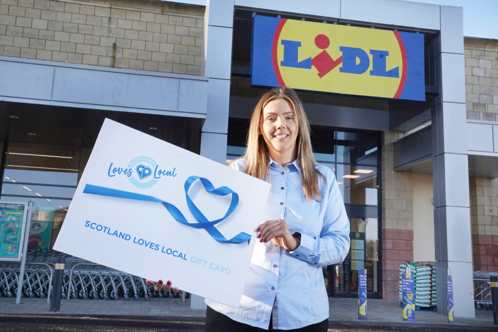 Lidl joins Scotland Loves Local Gift Card community initiative