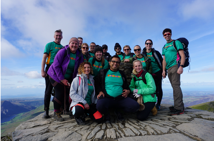Ryman raises over £6,000 for children’s charity with Snowdon climb