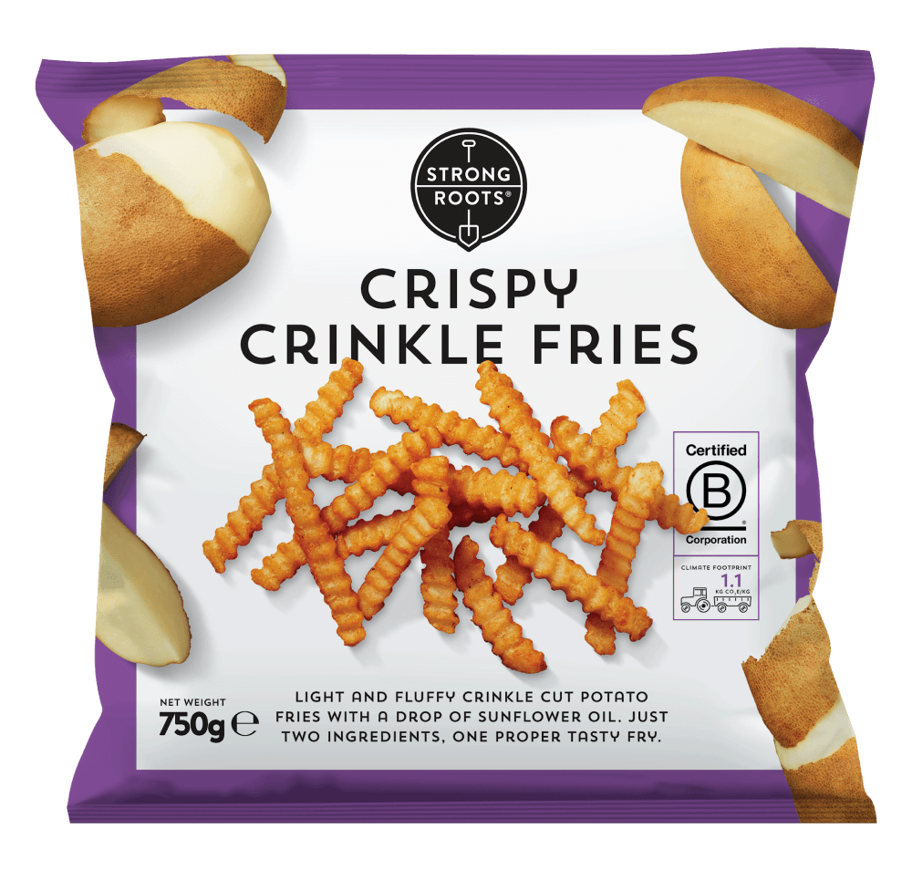 Strong Roots launches Crispy Crinkle Fries