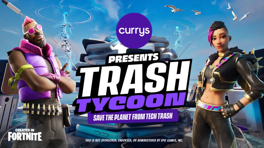 Currys unveils first gaming experience - ‘Trash Tycoon’ created in Fortnite
