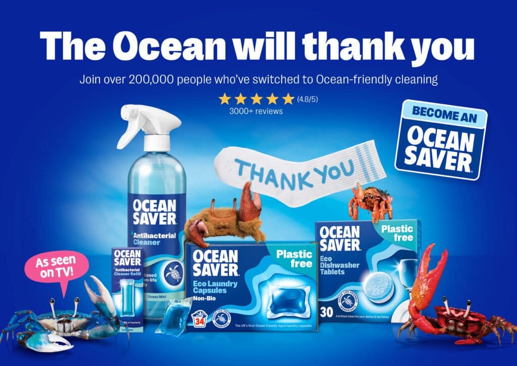 OceanSaver launches brand building TV, OOH and social campaign