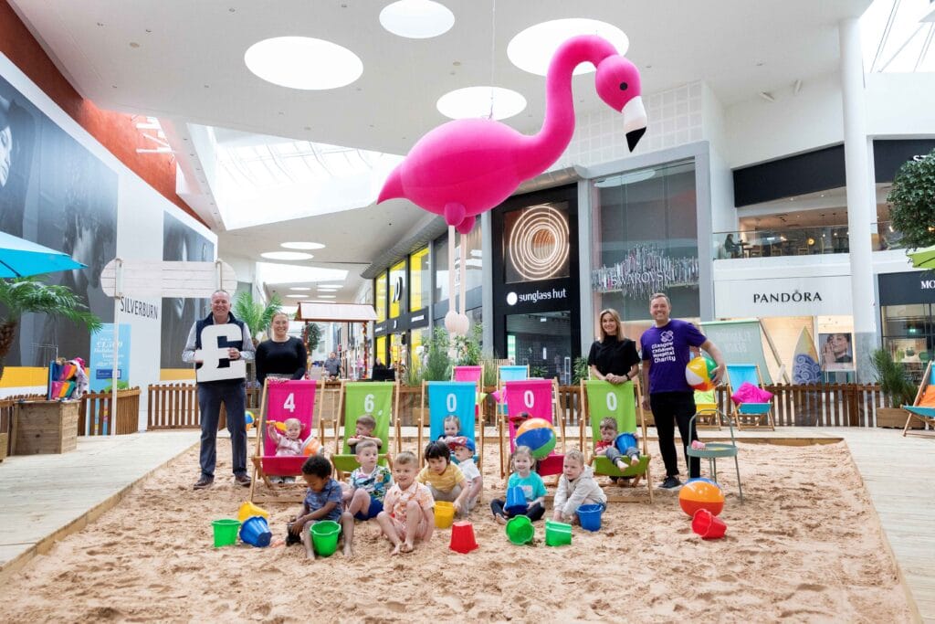 Silverburn’s Flamingo Beach raises £46,000 for Glasgow Children’s ...