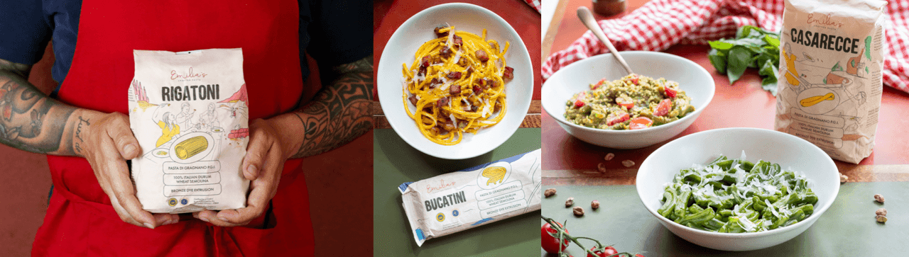 Emilia's Crafted Pasta launches premium pasta retail products