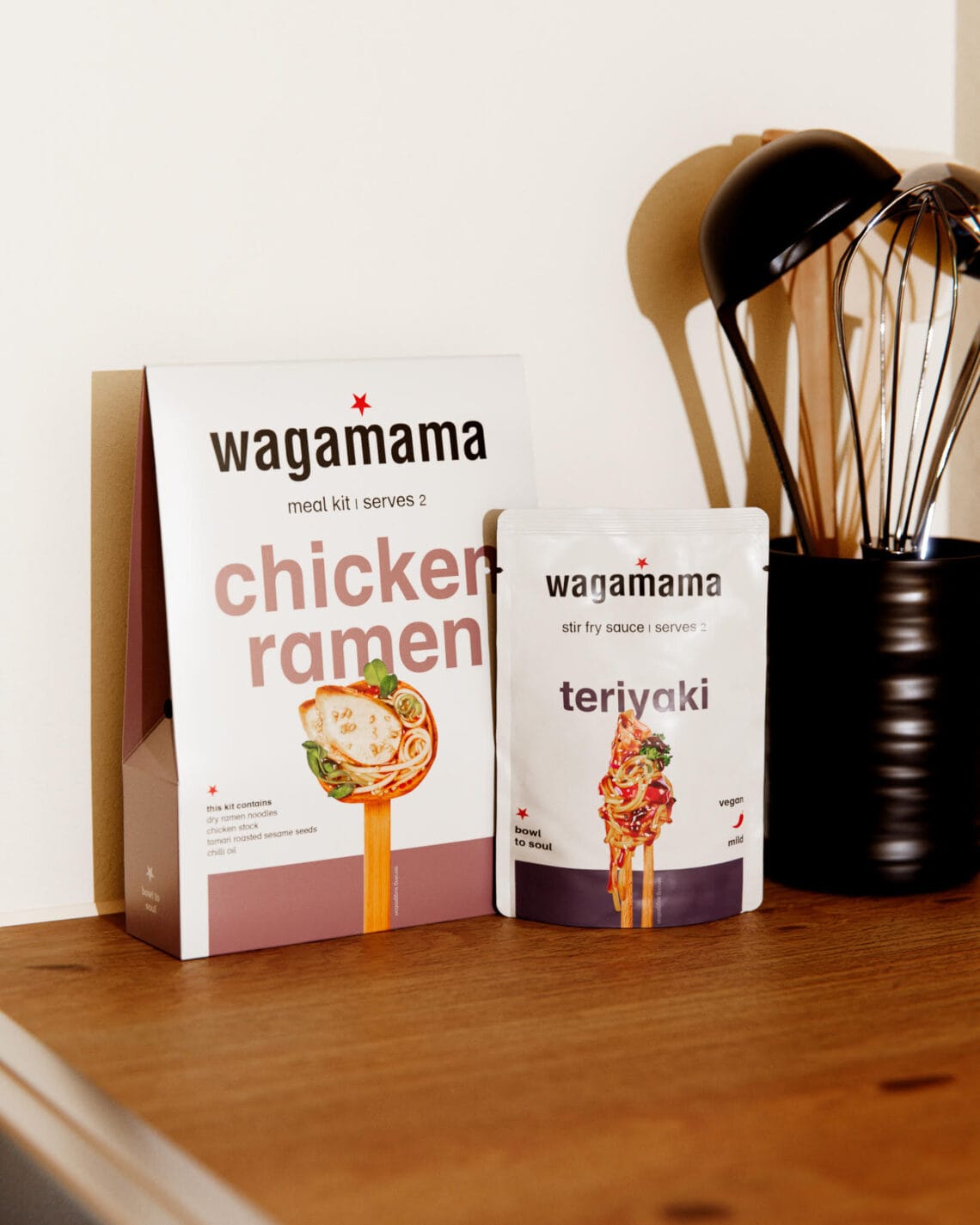 wagamama’s retail range refreshed with vibrant new packaging design