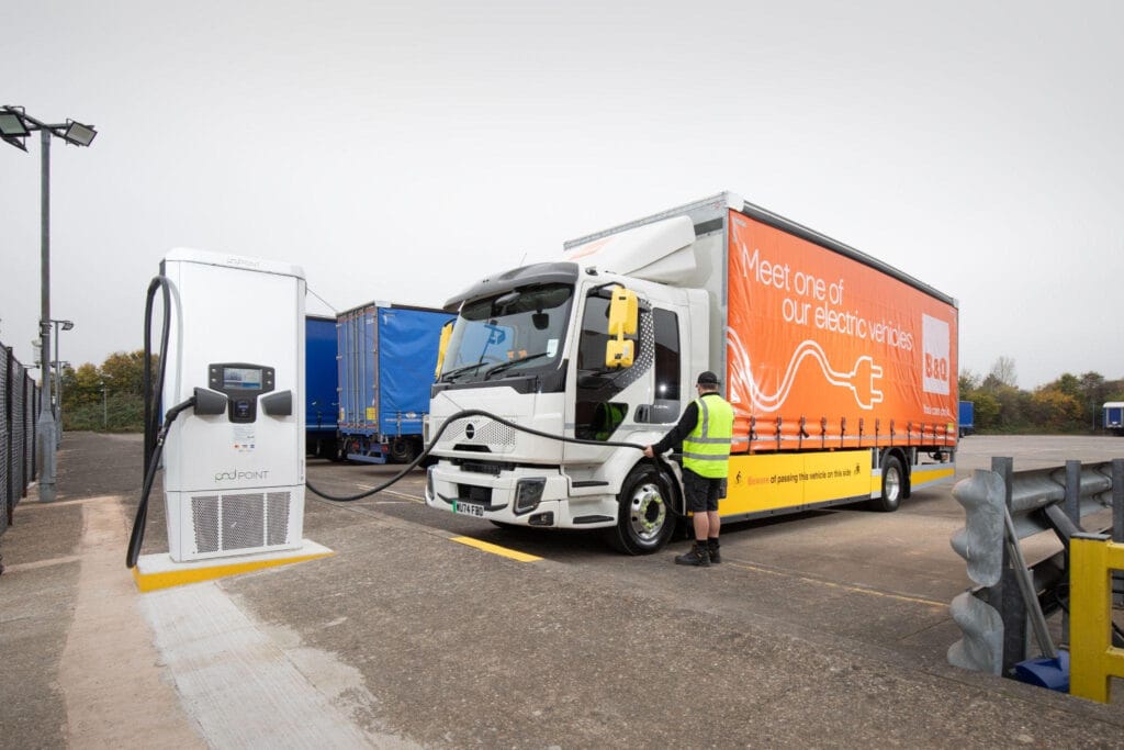 B&Q introduces new electric delivery trucks to drive Net Zero goals by 2040