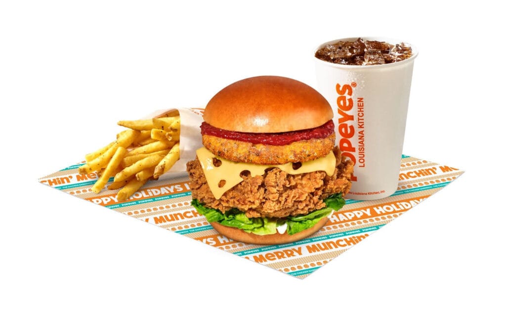 Popeyes launches first ever festive menu