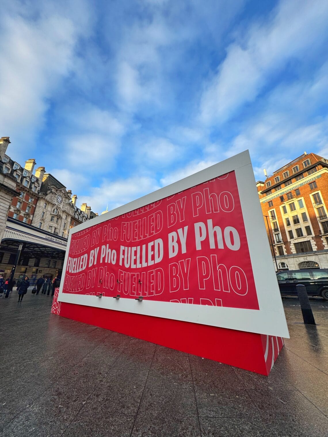 Pho launches UK first bone-broth billboard dispenser in two day London ...