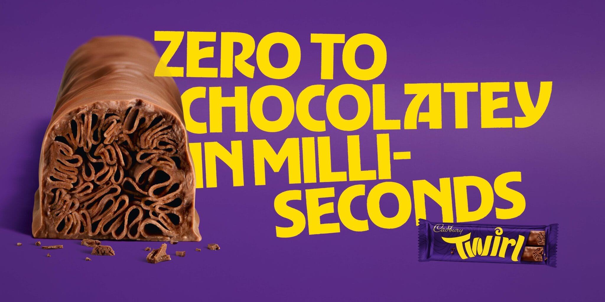 Cadbury Twirl is saying 'No to Slow' with a new campaign