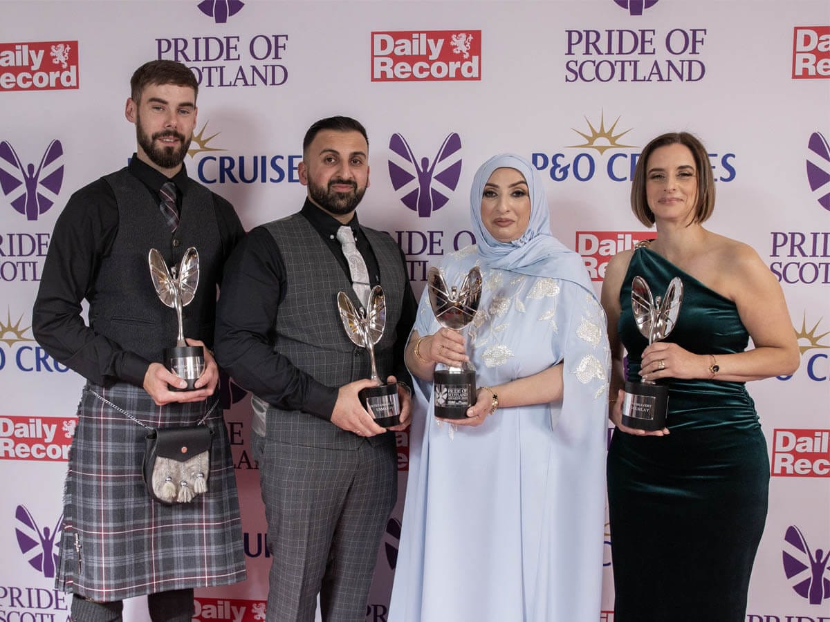 Dunfermline Nisa Local team win Bravery Award at Pride of Scotland ...