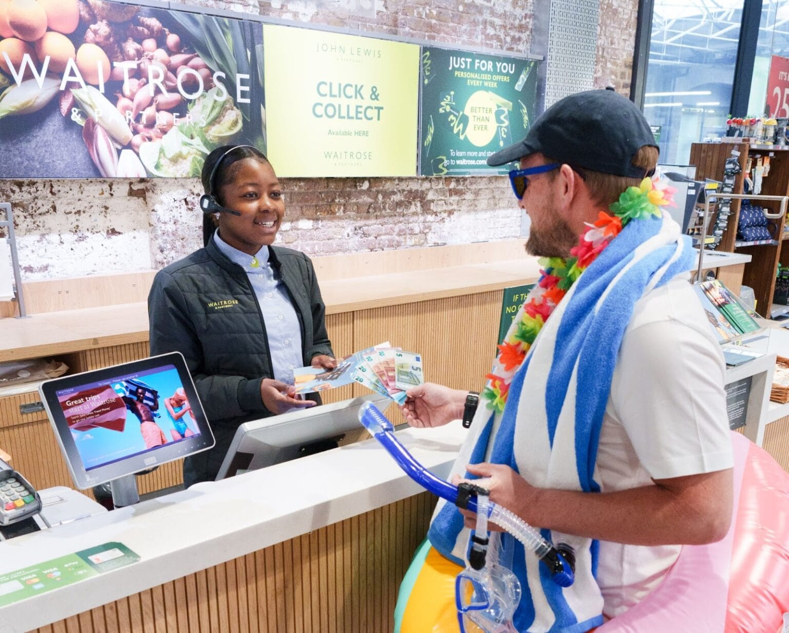 Travel money now available from 100 Waitrose stores