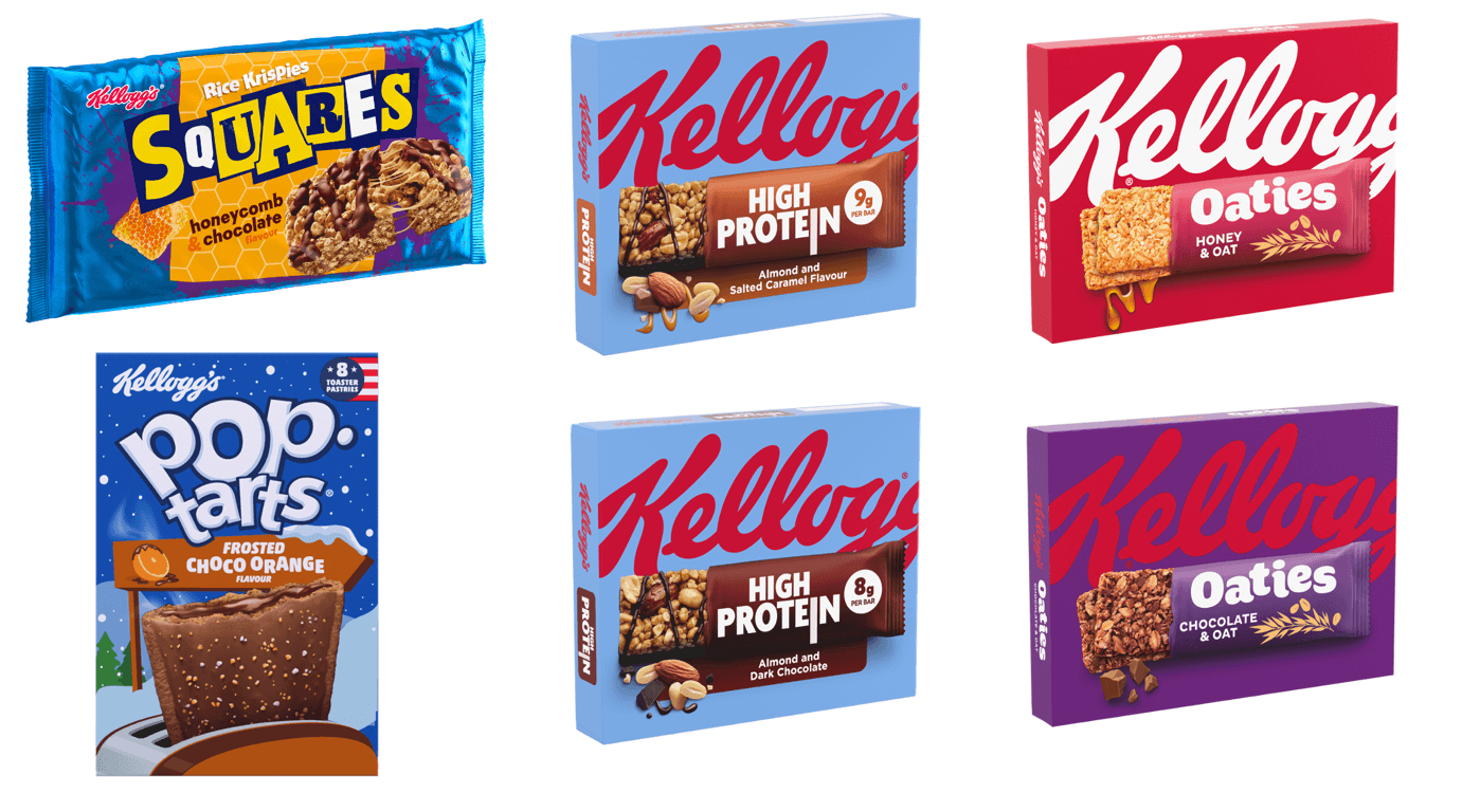 Kellogg’s launches six snack range