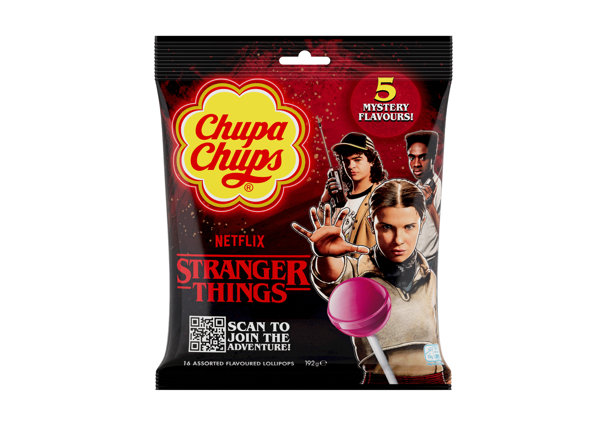 Unwrap the unknown! Chupa Chups x Stranger Things drops a sweet mystery