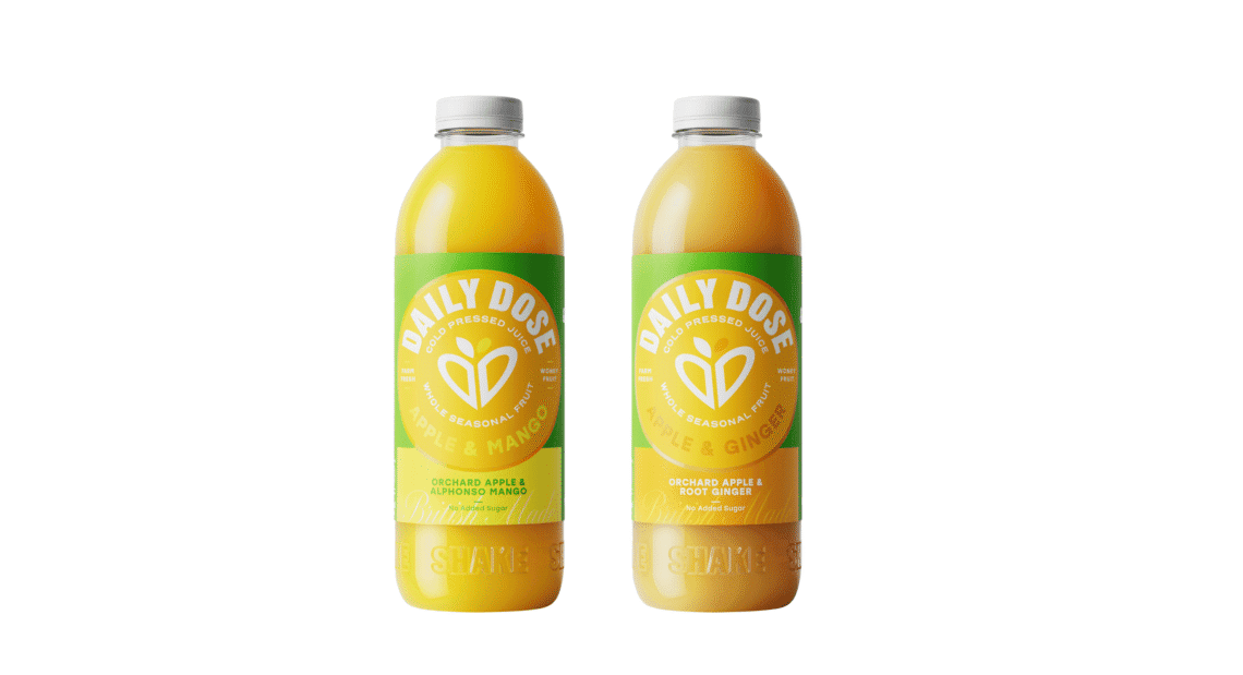 Daily Dose launches two new cold pressed apple juices in Waitrose