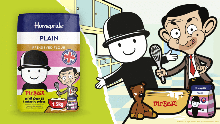 Mr Bean and Homepride team up for flour-powered retail campaign