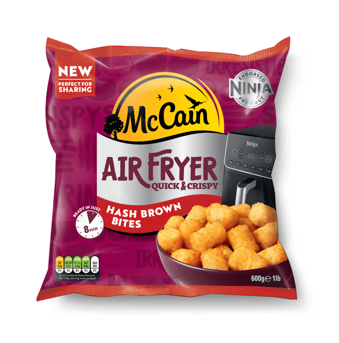 McCain expands Air Fryer range with new Hash Brown Bites