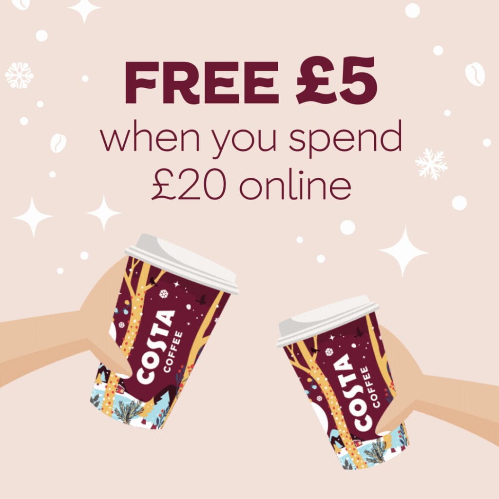 Share the joy this Black Friday with Costa Coffee’s gift card offer
