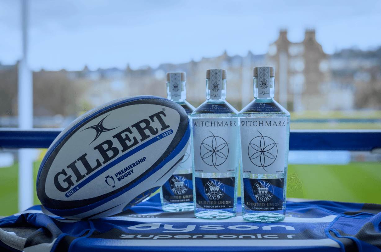 Witchmark Distillery and Bath Rugby launch limited-edition gin
