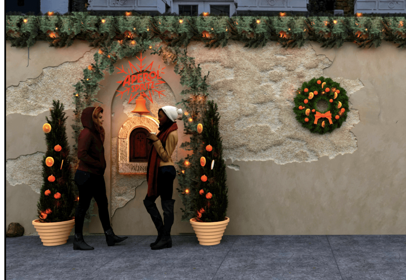 Aperol launches Festive Spritz Window in Central London