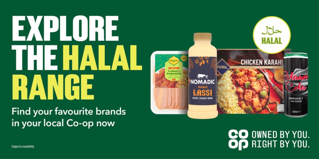 Co-op introduces range of branded halal products to better serve its ...