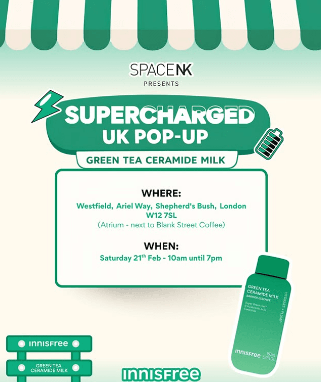 Innisfree launches supercharged station pop up this Saturday at ...