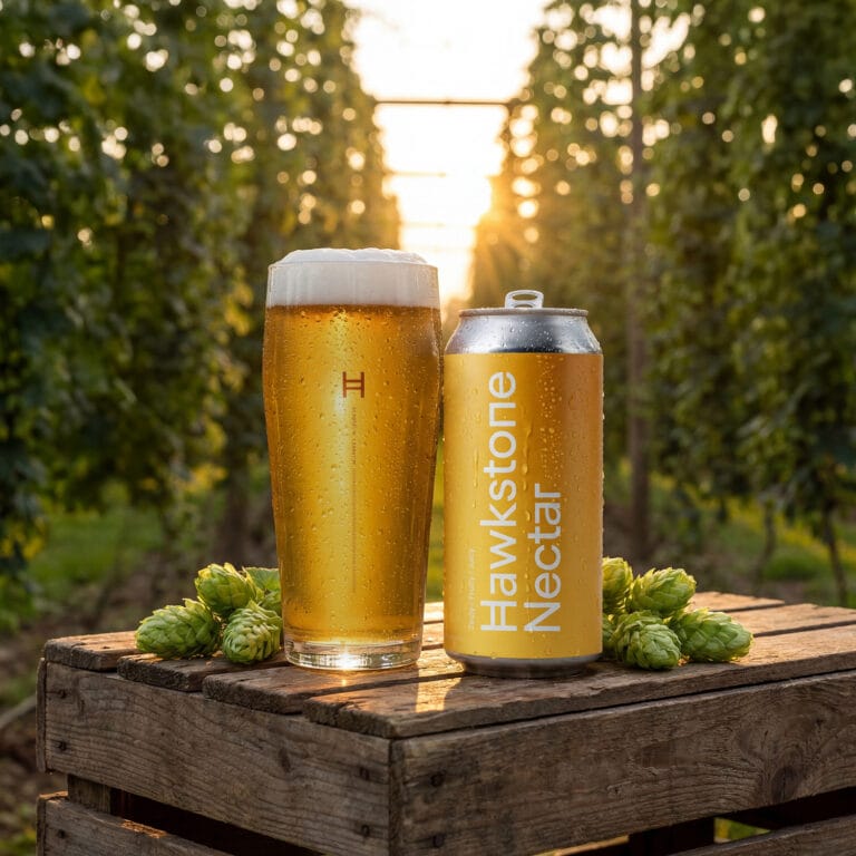 Hawkstone's new special brew: Hawkstone Nectar and a British hop commitment
