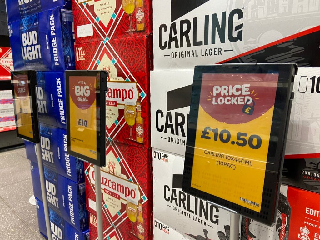 Milestone 50th Spar North of England store has electronic labels