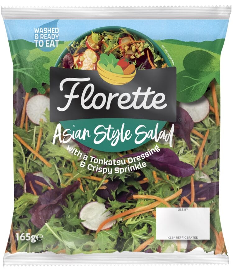 Florette announces biggest brand refresh to date alongside Asian Salad NPD