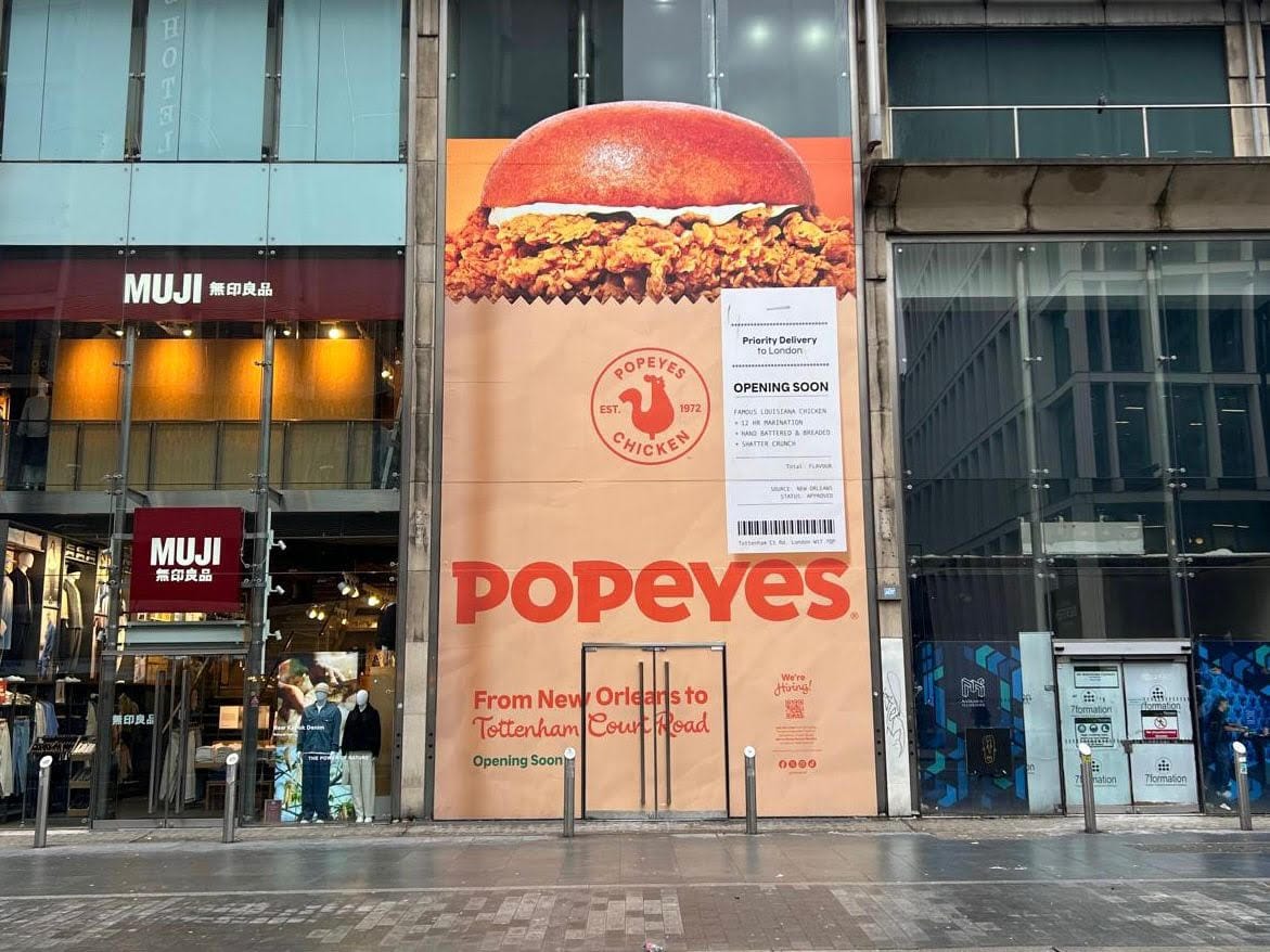 Popeyes UK expands central London footprint with Tottenham Court Road ...