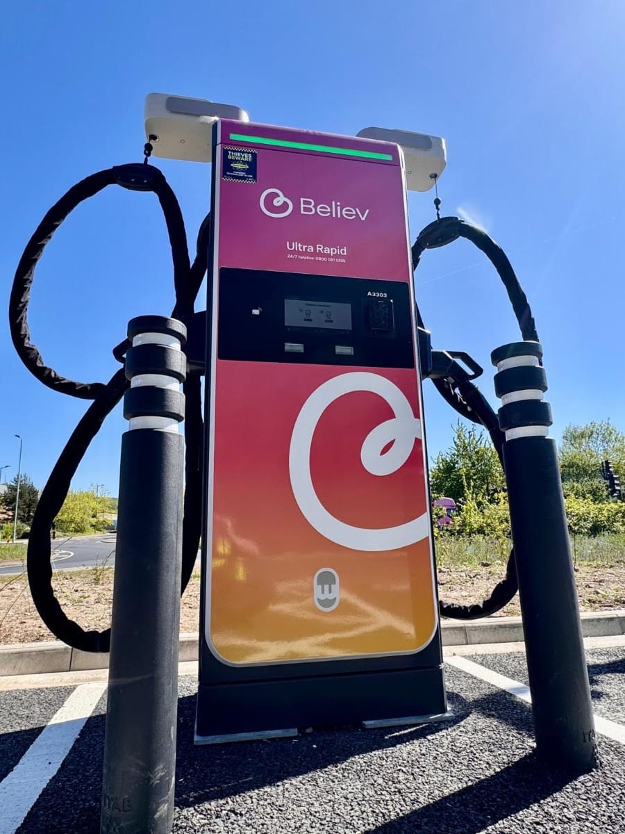 Believ delivers ultra-rapid EV charging site in major South Yorkshire ...